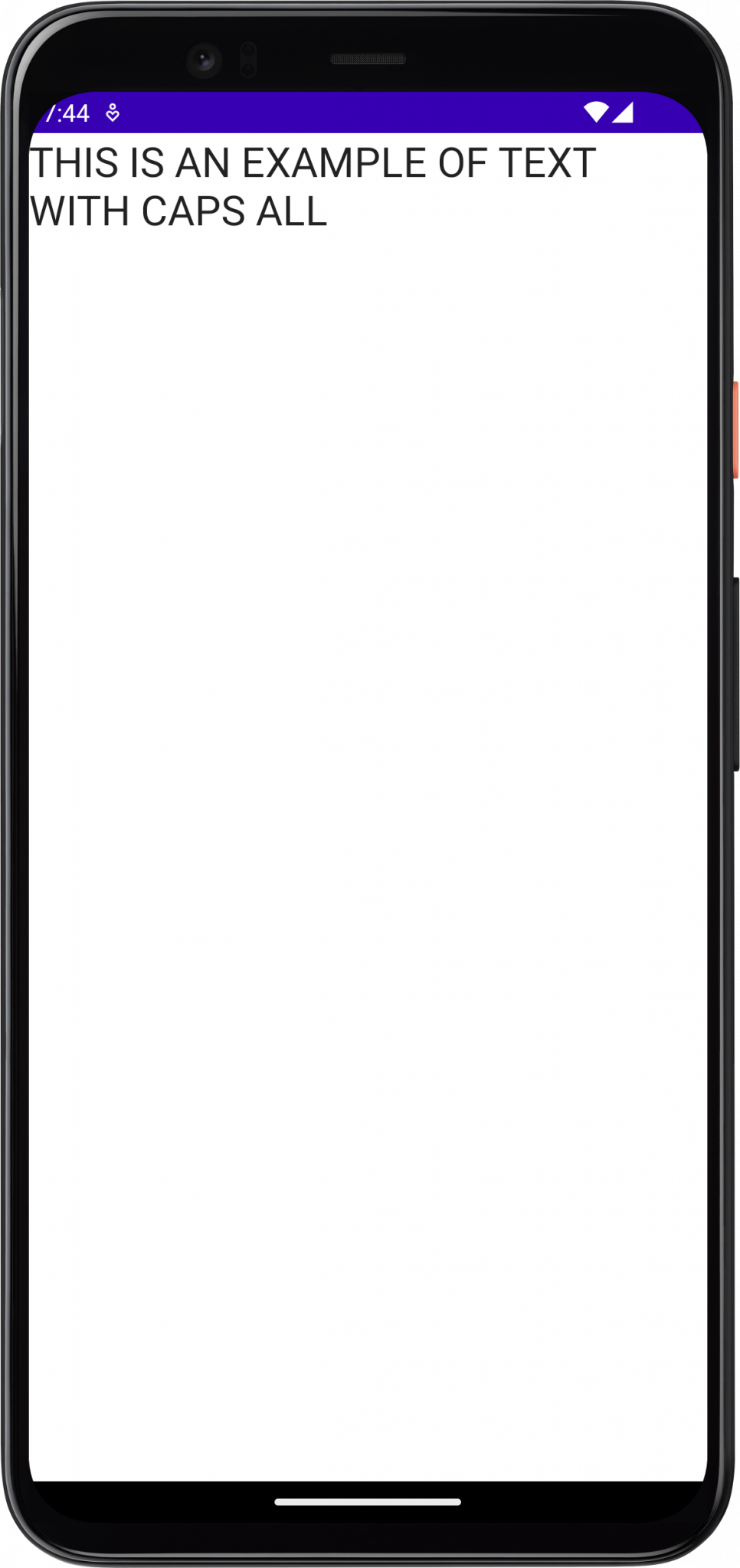 How To Add Text With All Caps In Android Jetpack Compose Coding With Rashid