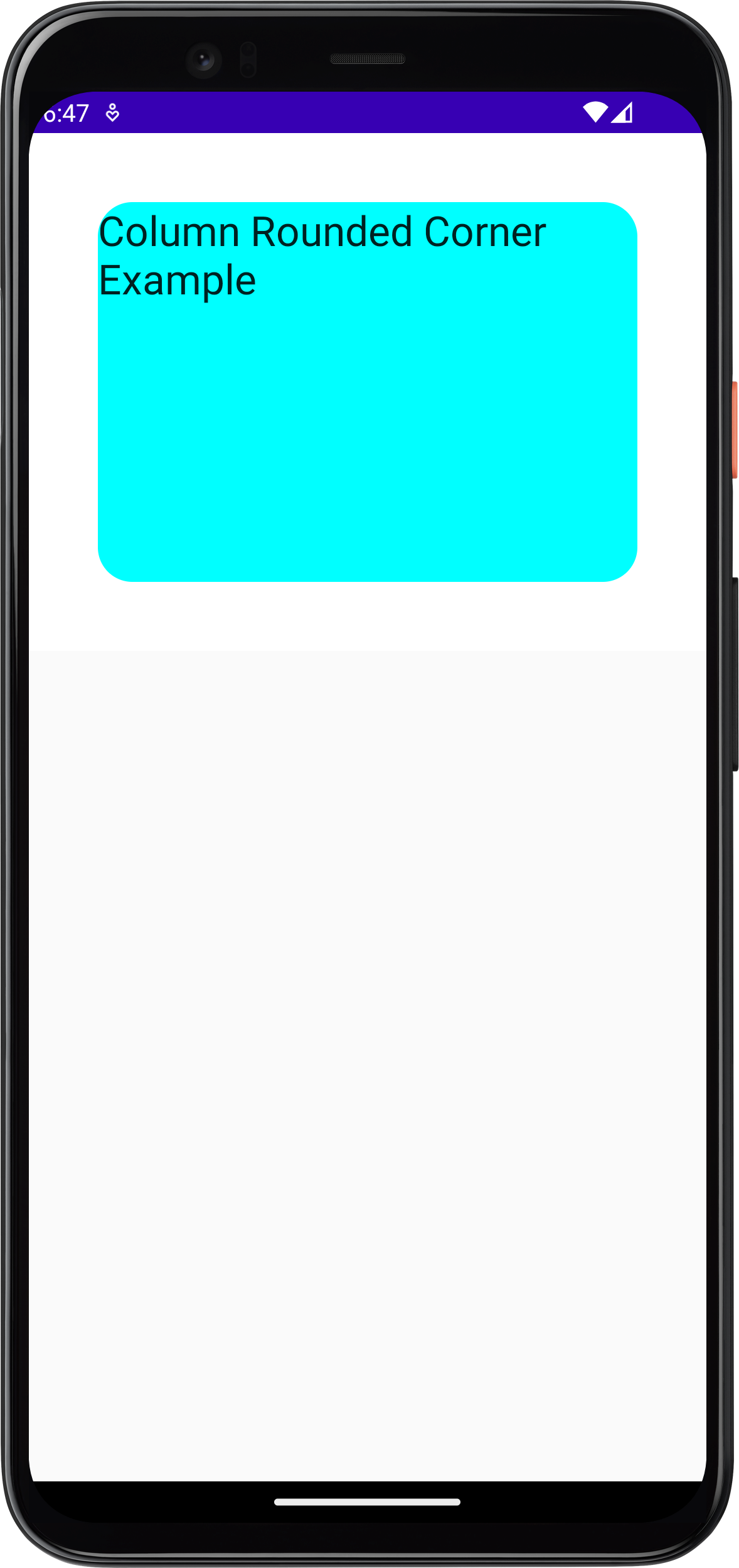 How To Create Column With Rounded Corners In Jetpack Compose Coding With Rashid