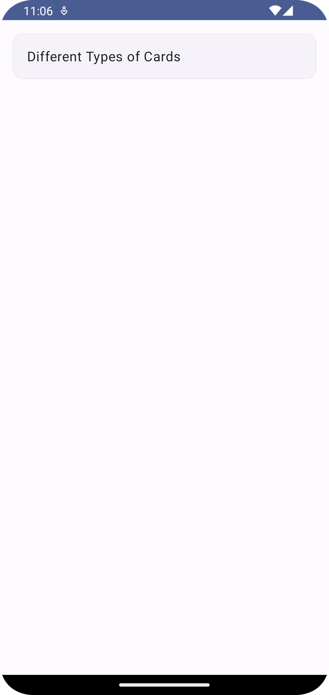 What Are Different Types Of Cards In Android Jetpack Compose Coding