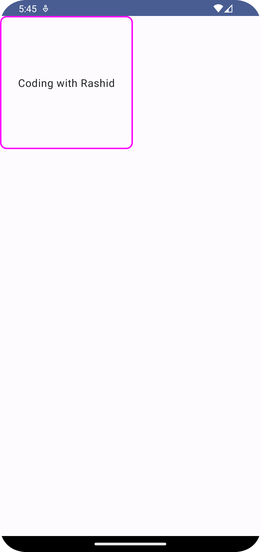 How To Add Border To Box In Android Jetpack Compose Coding With Rashid