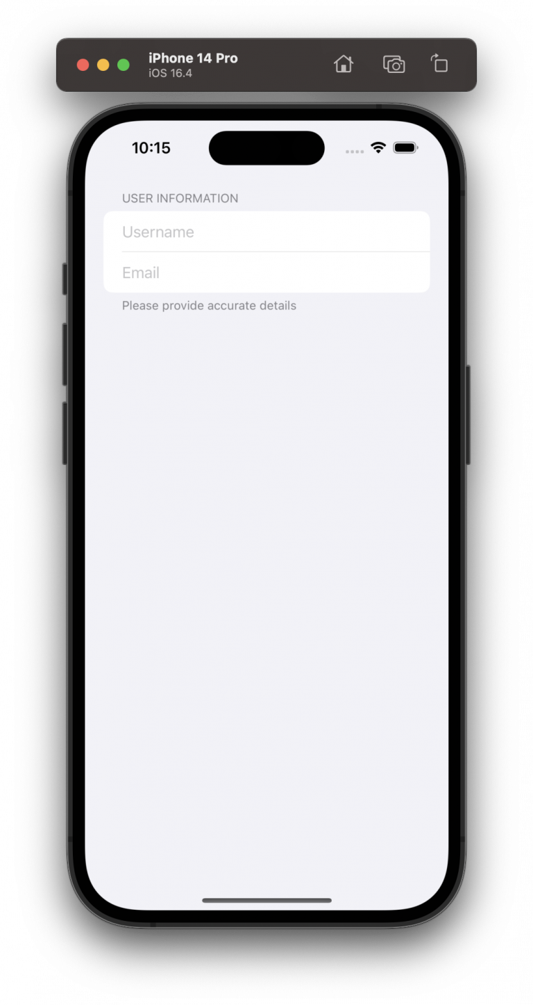 How To Add Form Section In Ios Swiftui Coding With Rashid